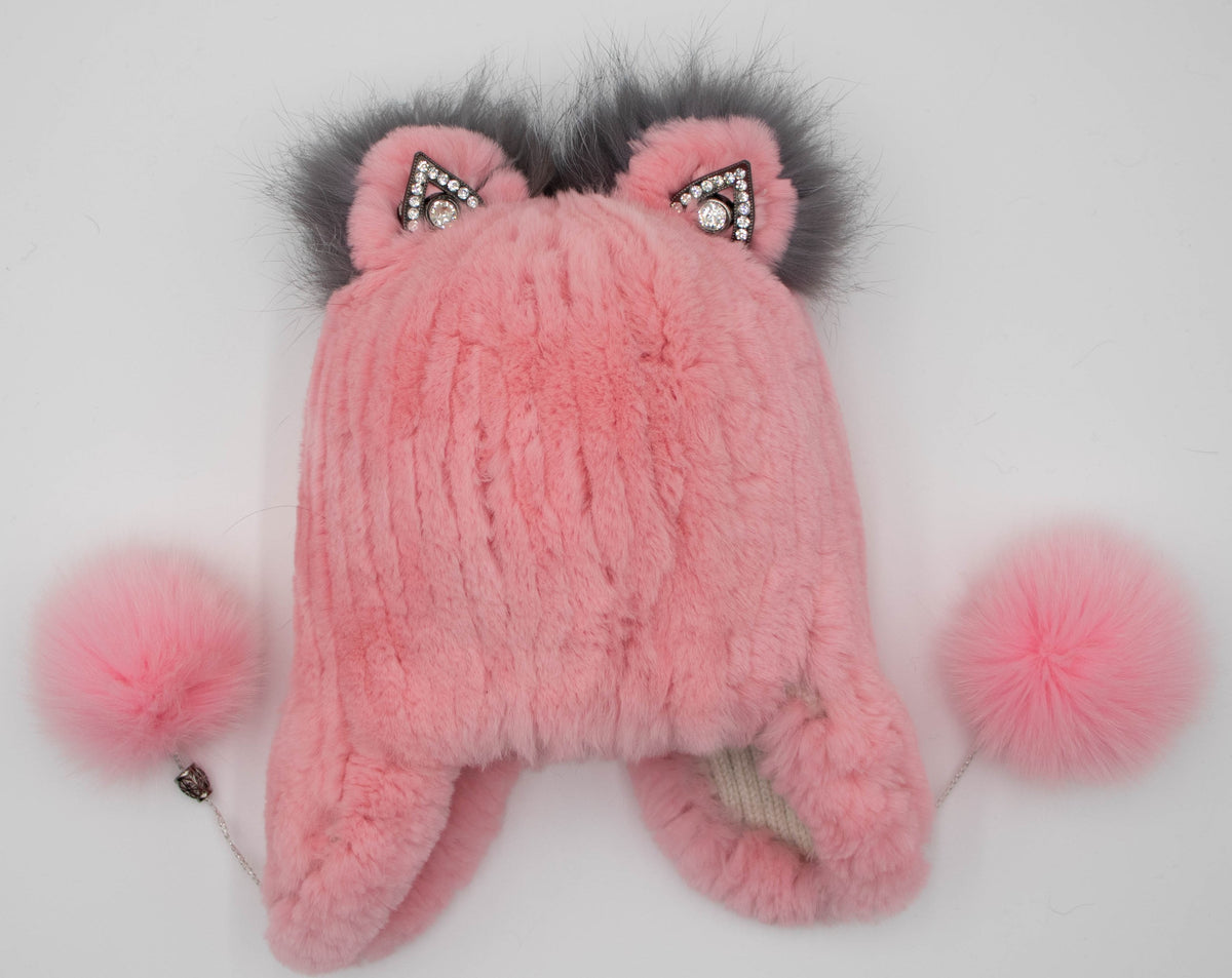 Rex Rabbit Fur Hat Jr – Denimaxx